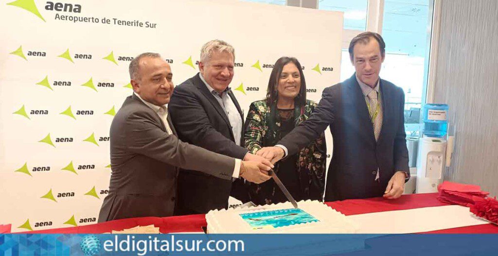 La aerolínea Edelweiss elige a Tenerife para presentar su nuevo avión A-350