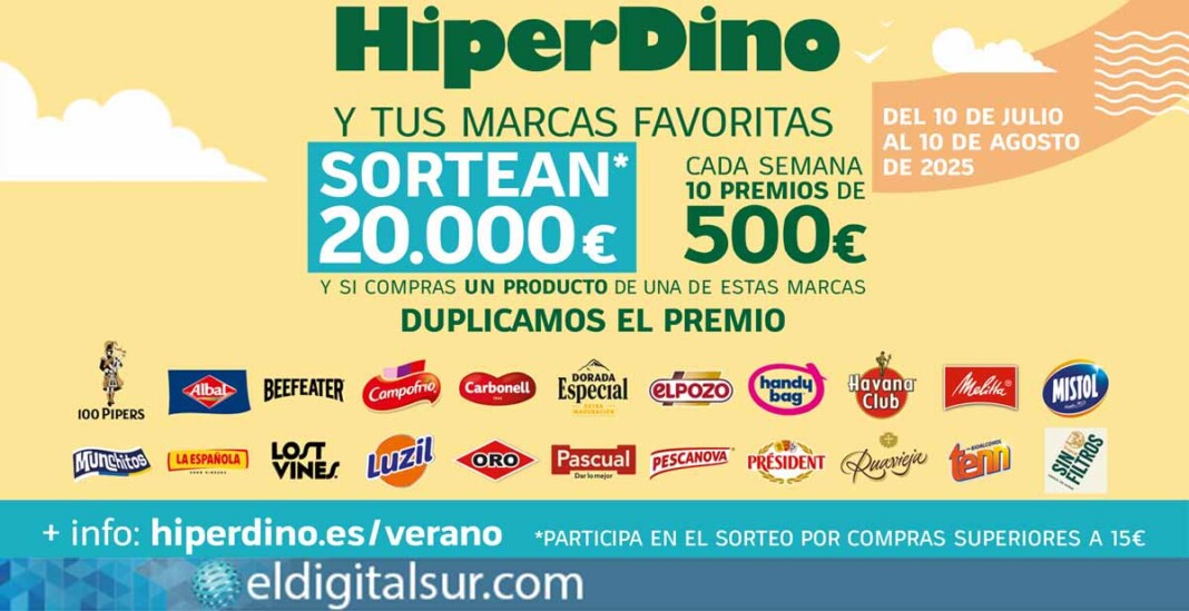 HiperDino celebra el verano con un sorteo que puede repartir hasta 40. ...